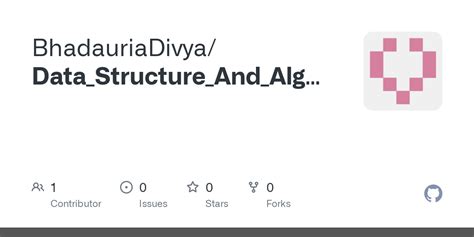 GitHub BhadauriaDivya Data Structure And Algorithms