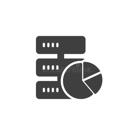 Data Chart Diagram Vector Icon Stock Vector Illustration Of Analyzing