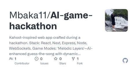 github mbaka11 ai game hackathon kahoot inspired web app crafted