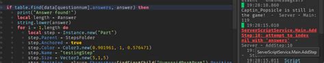 How To Find Table In A Table Scripting Support Developer Forum