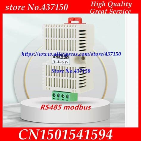 Rs485 Rail Temperature Humidity Transmitter Sensor High Precision Rs232 Modbus Logger