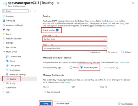 자습서 Azure Functions로 Mqtt 메시지 라우팅 포털 Azure Event Grid Microsoft Learn