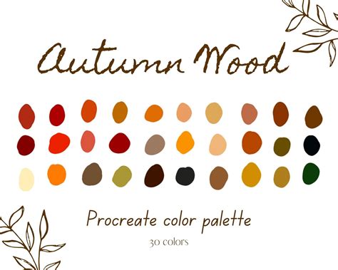 Hygge Procreate Color Palette Color Swatches Procreate Etsy Artofit