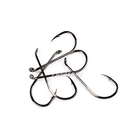 10pcs Barbed High Carbon Steel Single Hook Bait Ho Vicedeal