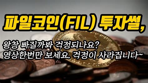 파일코인fil 투자리포트│왕창 빠질까봐 걱정되나요영상을 한번만 보세요 파일코인에 대한 걱정이 사라집니다~ Youtube