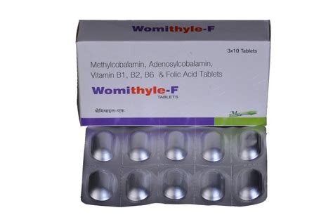 Methylcobalamin Adenosylcobalamin Vitamins And Folic Acids Tablets 3