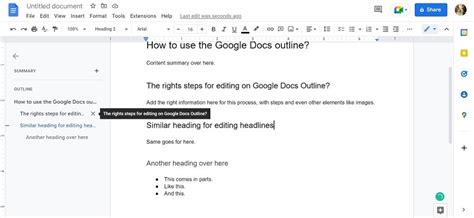 6 FAQs How To Edit Document Outline In Google Docs