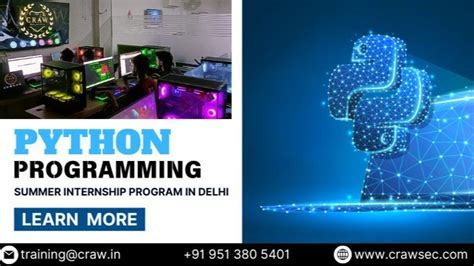 Python Programming Summer Internship Program In Delhi
