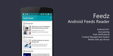 feedz android feeds reader app source code by gustav1282 codester