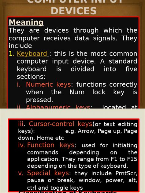 Computer Input Device Pdf Computer Keyboard Office Equipment