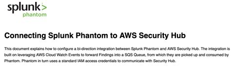 Integration With Siemsoar Aws Security Maturity Model