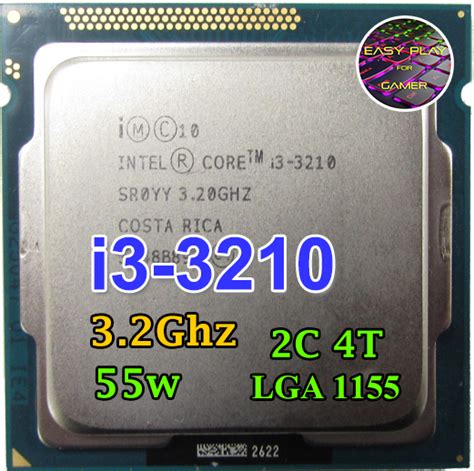 Cpu Intel Core I3 3210 3 2 Ghz 2คอ4เทรด 55w Lga 1155 ฟรีซิลิโคน1ซอง Th