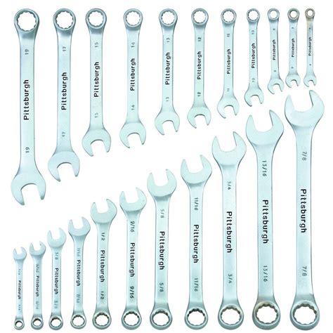 Standard Size Chart For Wrenches Quick Chart Maker