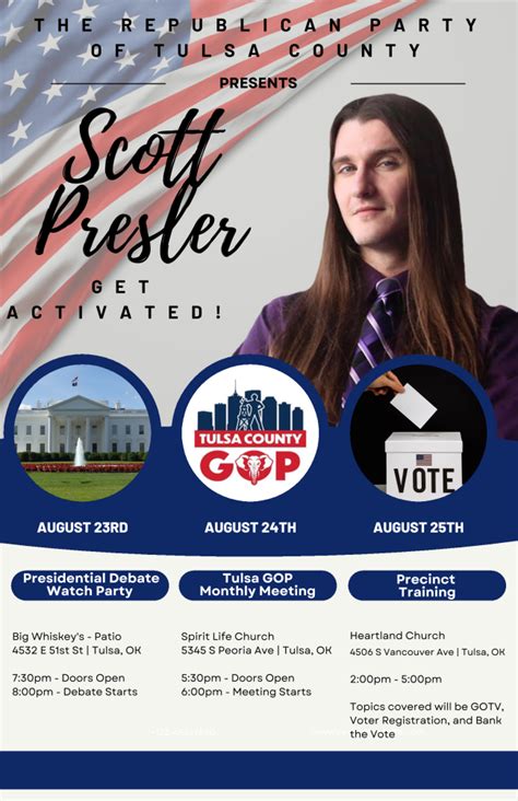 Nationally Known Political Activist Scott Presler In Tulsa