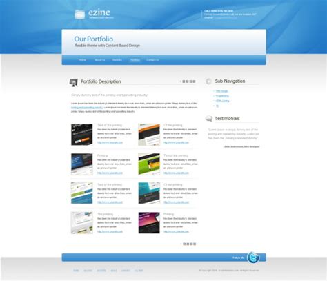 CleanBlue XHTML Template Corporate CSS Templates CSS Templates DreamTemplate