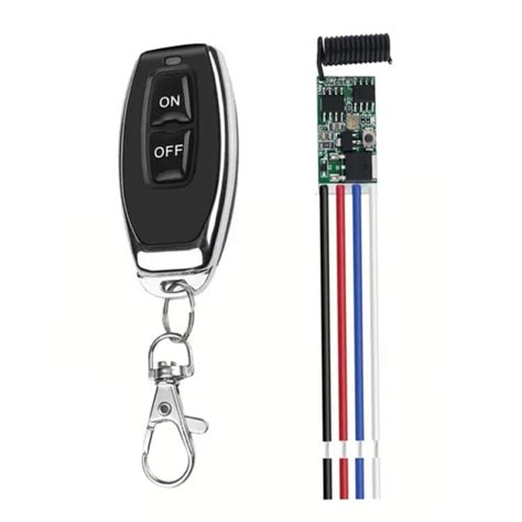 433mhz dc 3 6v 24v 1ch relay wireless remote control switch led lamp