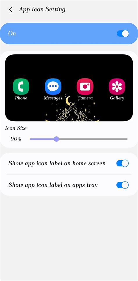 resize app icon with default theme page 2 samsung members