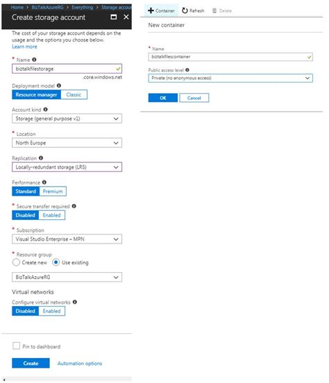 Hybrid Integration Send Files To Azure Blob Storage Container Via Microsoft Biztalk Server