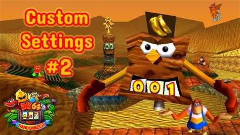 dk64 randomizer custom settings 2 youtube