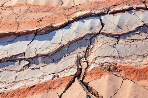 Premium Ai Image Close Up Of A Fault Line Or Fracture In The Earth