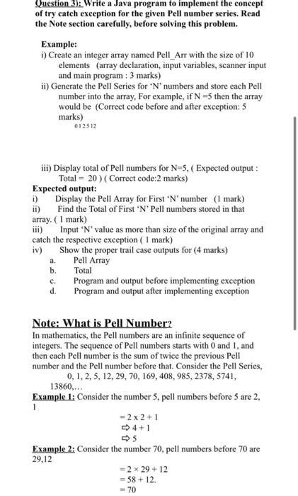 Solved Question 3 Write A Java Program To Implement The