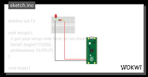 Led Pi Pico Copy Wokwi Esp32 Stm32 Arduino Simulator