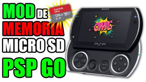 Mod Ampliar Memoria Micro Sd Psp Go 128gb Youtube