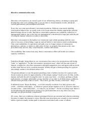 Directive Communication Style Docx Directive Communication Style Directive Conversation Is An
