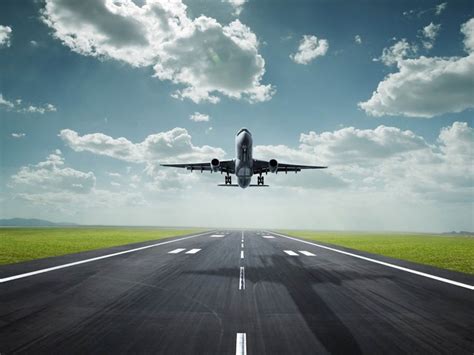 Inside Airplane Taking Off