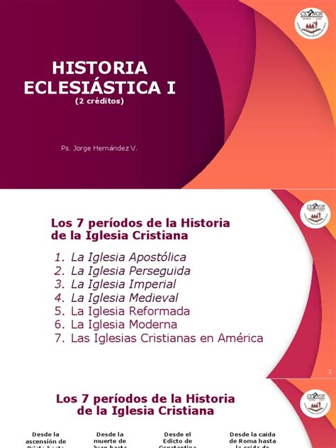 Clase 1 Historia Eclesiastica I Pdf Pablo El Apóstol Iglesia