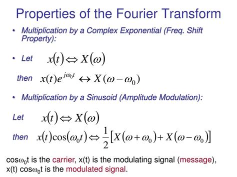 Ppt Continuous Time Signal Analysis The Fourier Transform Powerpoint