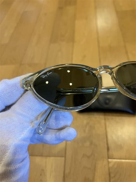 Yahoo オークション Ray Ban レイバン サングラス クリアフレーム ボ