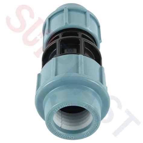 Coupling Hdpe Pipe Pp Compression Coupling 2 Poly Pipe Compression