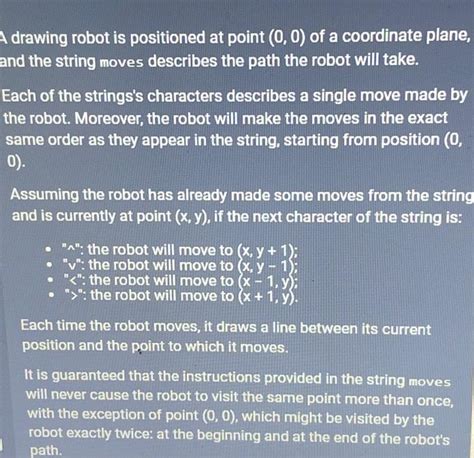 solved drawing robot is positioned at point 0 0 of a