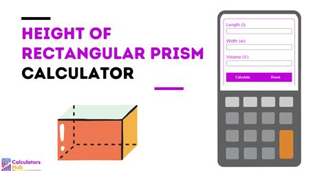 height of rectangular prism calculator online