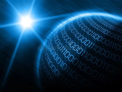 Abstract Binary Digital Code Stock Illustration Illustration Of Cyberspace Binary 15734207