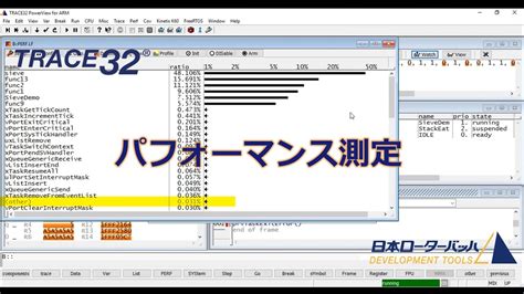 Trace32 パフォーマンス測定 Youtube