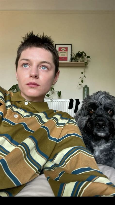 Pixie Emma Corrin In 2025 Cool Hairstyles Grandpa Style Hair Designs