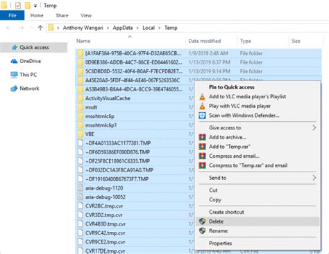 How To View And Cleanup Temporary Files In Windows 10 Webnots