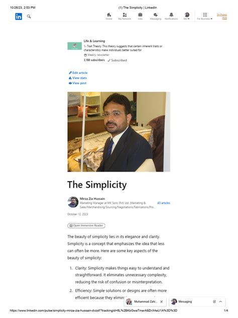 The Simplicity Linkedin Pdf