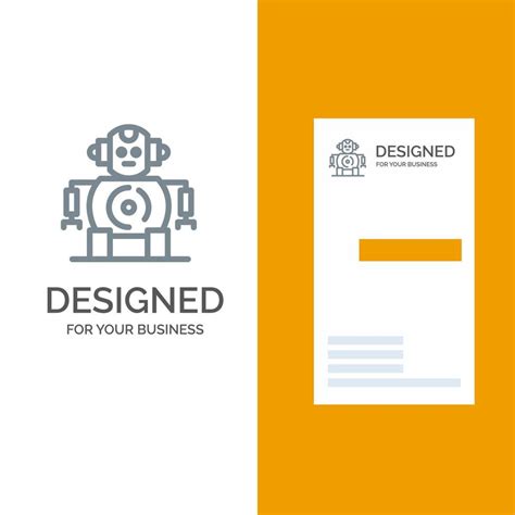 Cnc Robotics Technology Grey Logo Design And Business Card Template