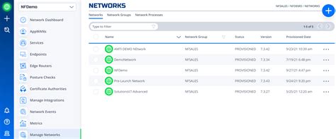 create and manage networks netfoundry