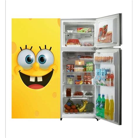 Jual Stiker Kulkas Satu Pintu Motif Karakter Spongebob Shopee Indonesia