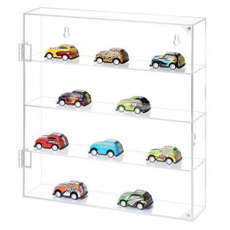 Buy Weysatacrylic Display Case With Shelves Clear Tiered Showcase Display Cabinet Figure Display