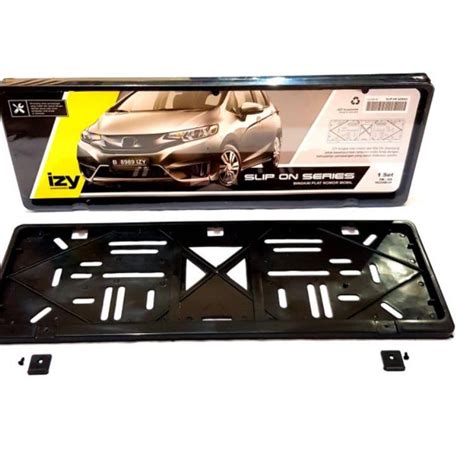 Jual COVER DUDUKAN TEMPAT PLAT NOMOR MODEL STANDAR DEALER IZY DCS ホ Shopee Indonesia