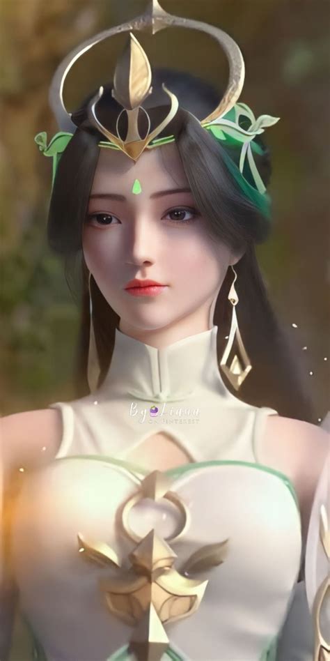 Liu Shen Willow Deity Objek Gambar Gadis Fantasi Seni Bela Diri
