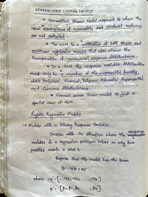 Generalised Linear Models Pdf