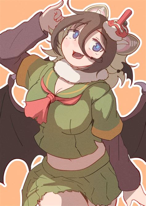 Hilgendorfs Tube Nose Bat Kemono Friends Drawn By Okyao Danbooru