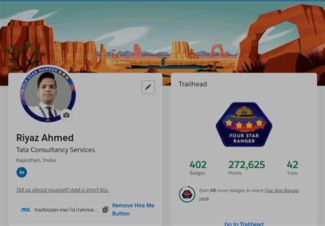 Riyaz Ahmed ☁️ On Linkedin Ranger Salesforce Trailhead