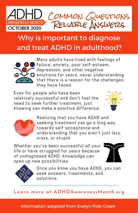 Adhd Questions And Answers Adhdawarenessmonth 2022